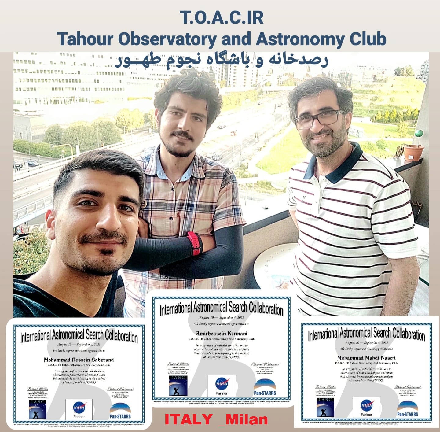 Home Page - IASC: International Astronomical Search Collaboration